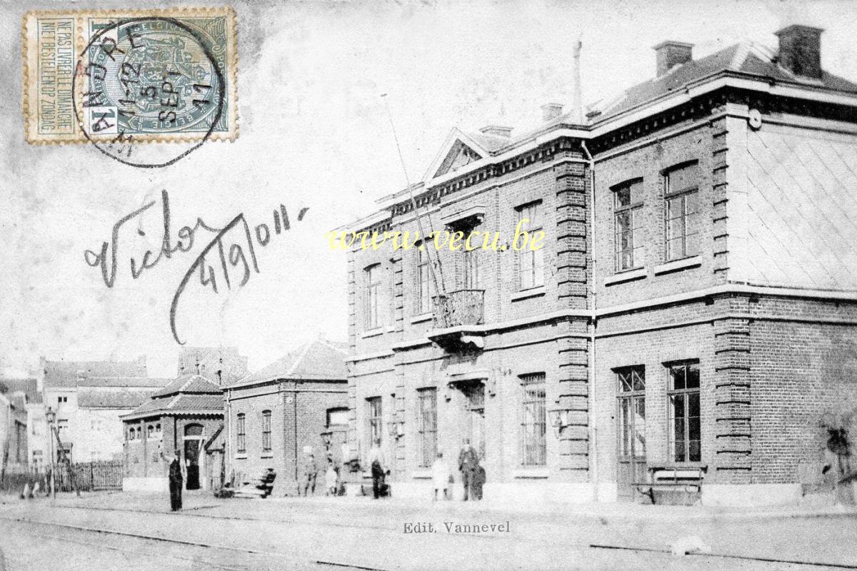 Format d'agrandissement carte postale ancienne Wandre