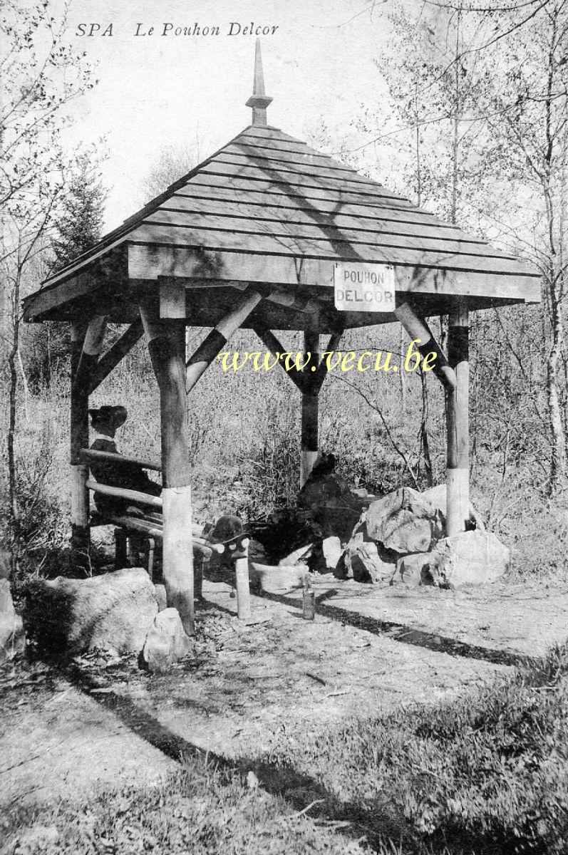 Format d'agrandissement carte postale ancienne Spa